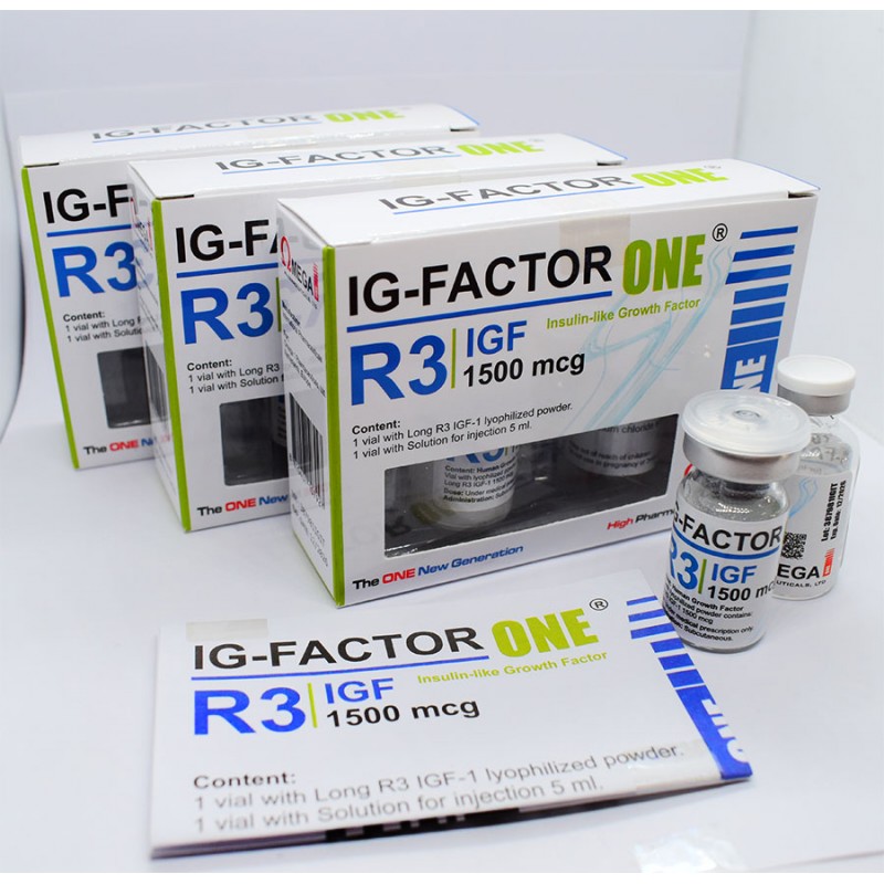 IG-Factor ONE ® 1500 mcg. Factor de Crecimiento. R3 IGF-1 Omega ONE